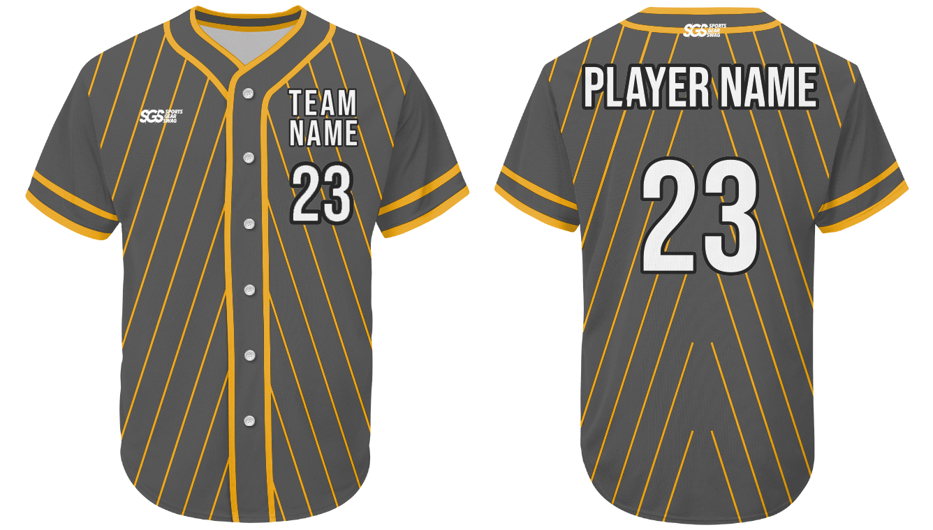 Custom V Shape Lines Adult Youth Unisex Baseball Jerseys - Sports Gear Swag